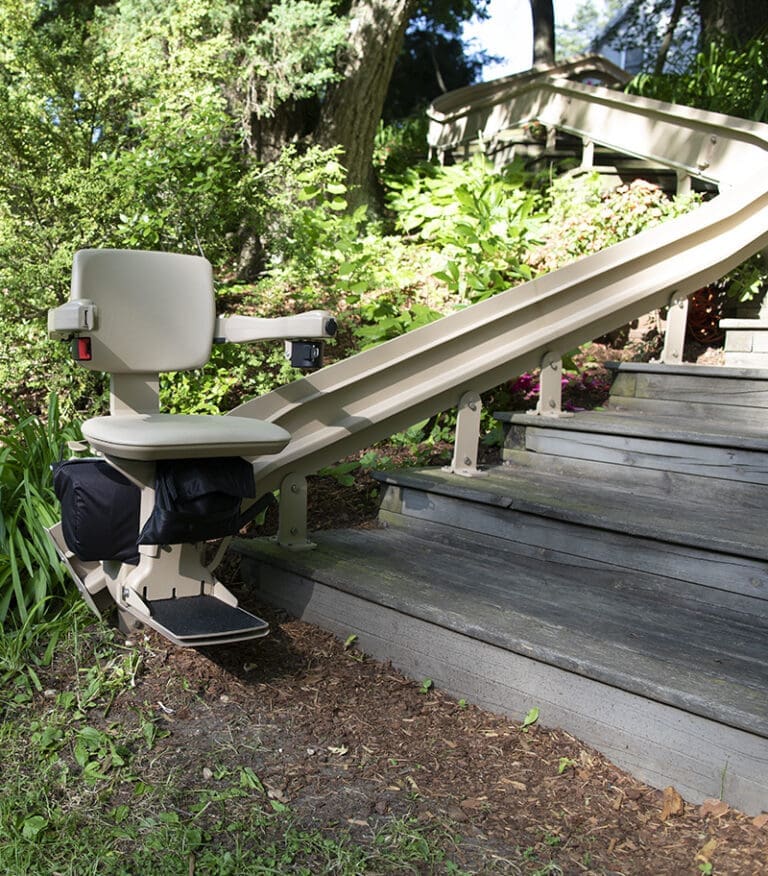 Elite Curved Outdoor Stair Lift | Access Stair Lifts